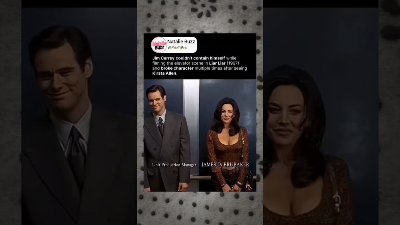 Jim Carrey Couldn't Keep It Together 😳 Liar Liar Scene Goes Off Script!