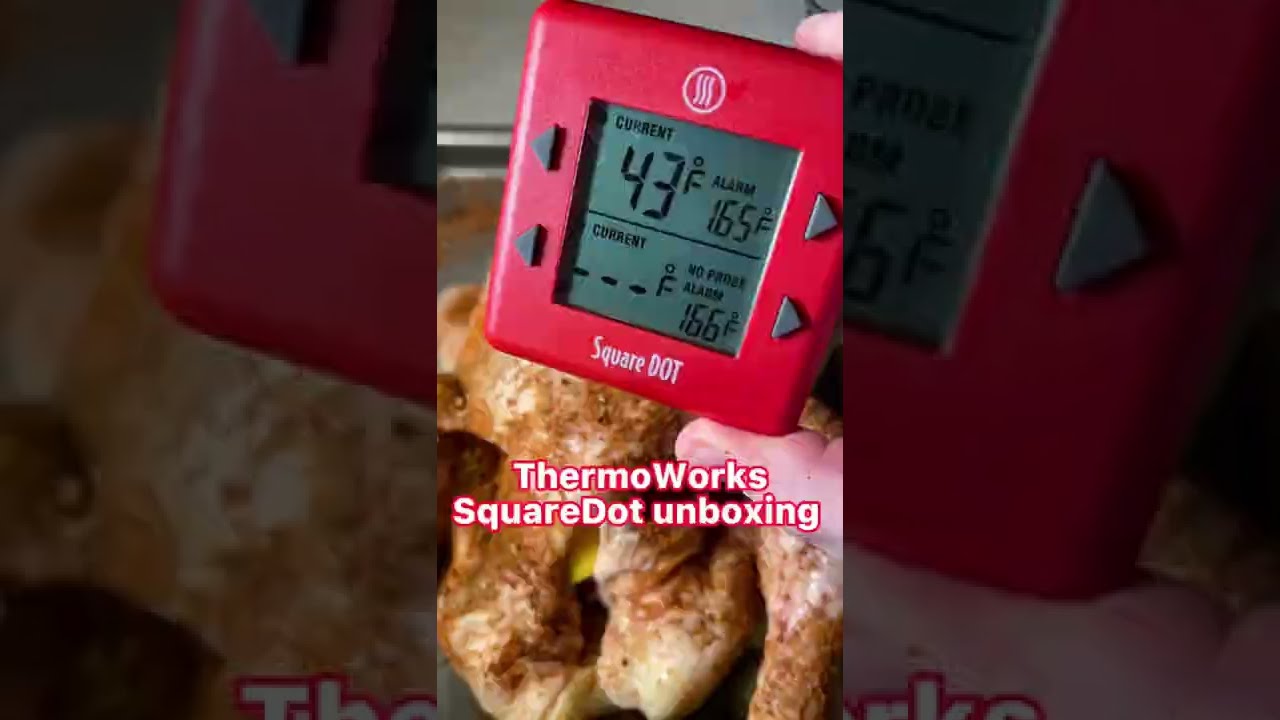 ThermoWorks SquareDot thermometer unboxing and brief overview.