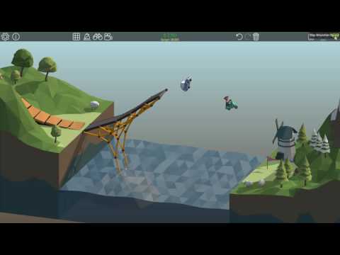 Steam Community :: Video :: Poly Bridge 1-7 [Low Cost Bridge]
