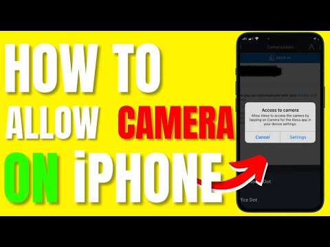 How to Allow Camera Access on iPhone