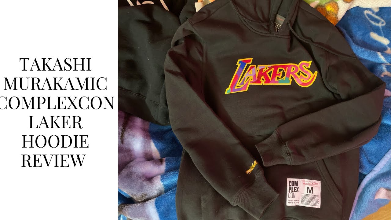 takashi murakami complexcon lakers hoodie review