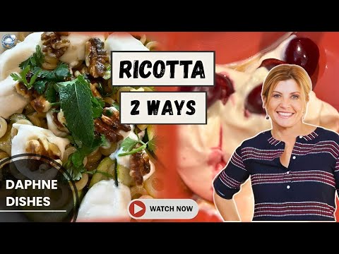 Easy Ricotta Recipes One Bowl |Two Delicious Dishes