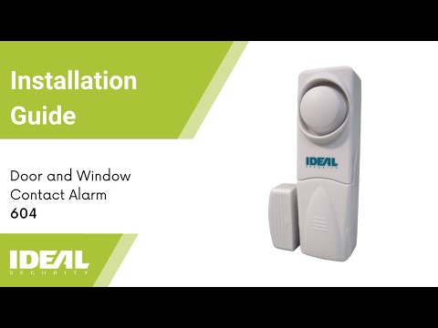 SK604 Door and Window Contact Alarm: Step by Step Installation