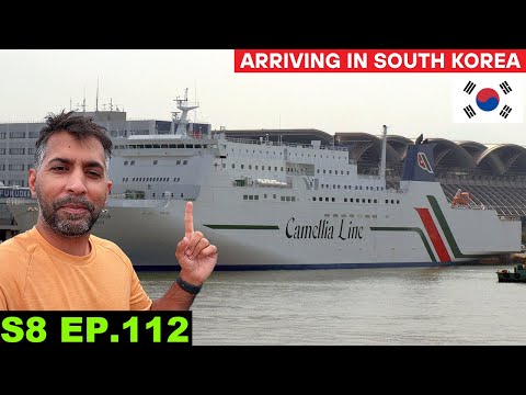 Finally Arriving in South Korea 🇰🇷 by taking the Ferry from Japan 🇯🇵 S8 EP 112 | Pakistan to Japan