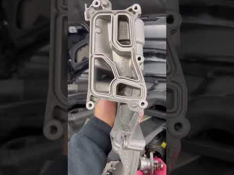 Mercedes with a big oil leak and noise from pulleys