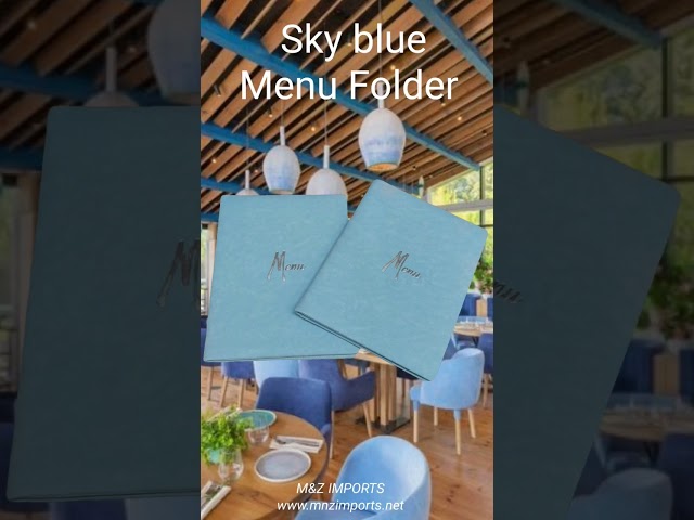 Menu & Bill Folder - Restaurant Menu Book Manufacturer from Mumbai