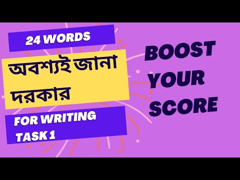 The Most Important Words for Writing Task 1