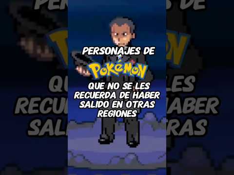 PERSONAJES POKÉMON QUE SALEN EN OTRAS REGIONES 😳 #Pokemon #pokemontiktok #personajes #region
