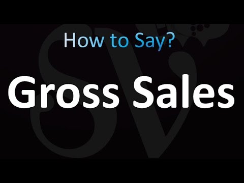 How to Pronounce Gross Sales (Correctly!)
