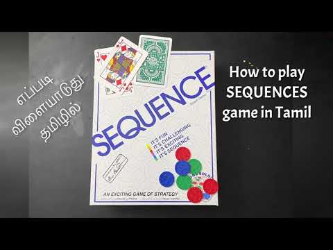 How to play sequences game in Tamil / தமிழ்.....