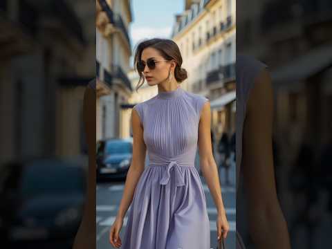 3 Timeless French Dresses for Effortless Elegance✨ | Parisian Style Icons | Trending Fashion 2025