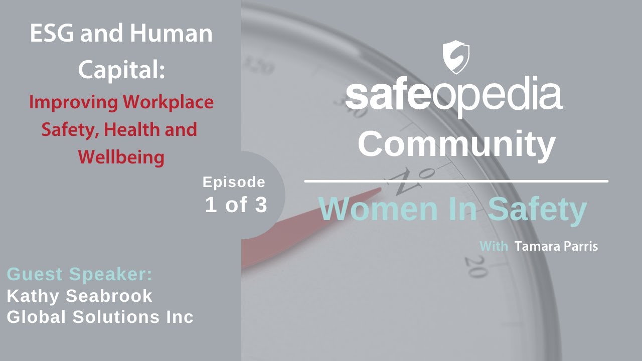 ESG and Human Capital: Improving Workplace Safety, Health and Wellbeing