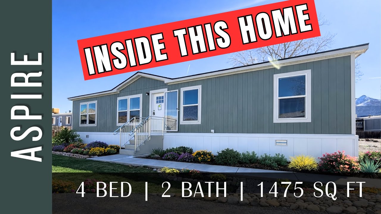 FULL TOUR | Aspire by Clayton Horizon | 4 Bed 2 Bath Manufactured Home | 1,475 Sq Ft Open Concept