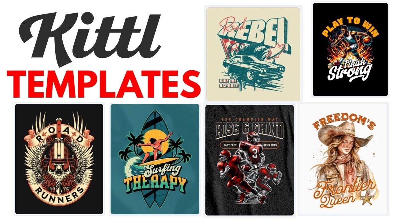 Kittl: 3 Tips For Using TEMPLATES For Absolute Beginners