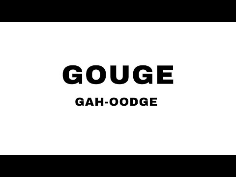 Gouge #shorts #short #pronunciation #vocabulary #gre #toefl #ielts