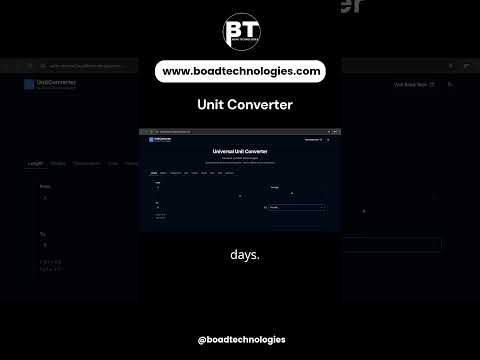 Day 8 – Unit Converter Tool | Length, Weight, Temperature & More