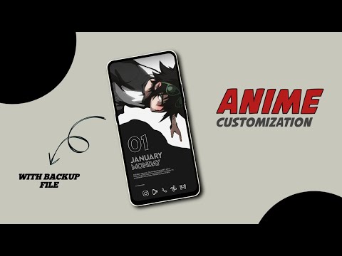 Coolest Anime Homescreen Setup 2024 | Nova Launcher #27