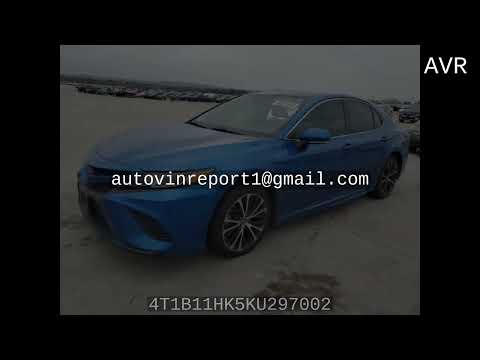 4T1B11HK5KU297002 2019 Toyota Camry L