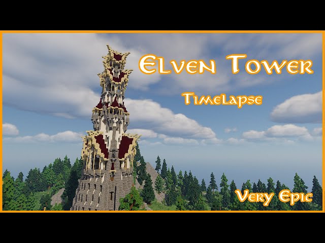 Elven Tower Build Minecraft Map
