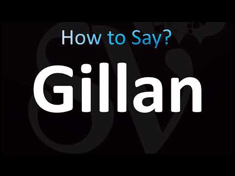 How to Pronounce Gillan (CORRECTLY!)