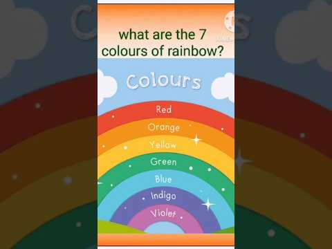 Gk quiz|gk questions|what are the seven colours of rainbow|7 colours of rainbow|rainbow colour names