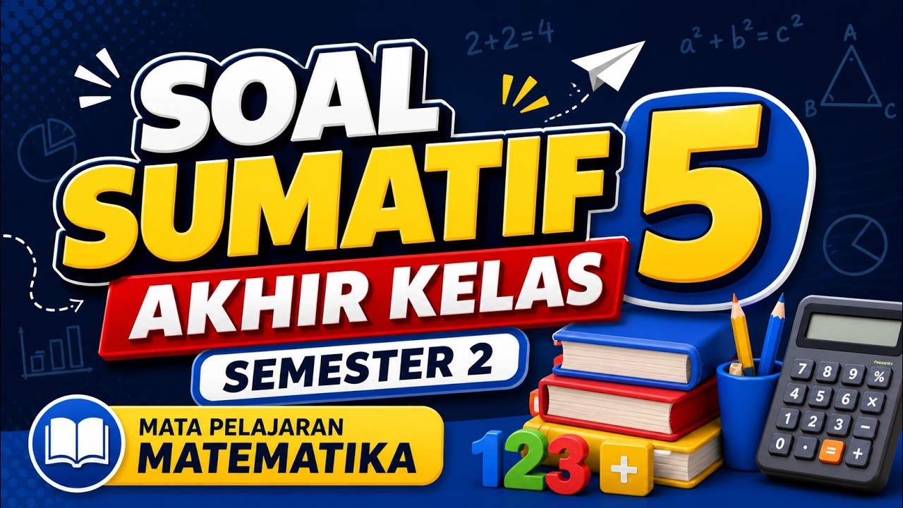 Latihan Soal SAS MTK Kelas 5 Semester 2 + Kunci Jawaban