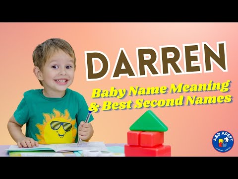Meaning of the Top Name "Darren" and Its 20 Best Middle Names