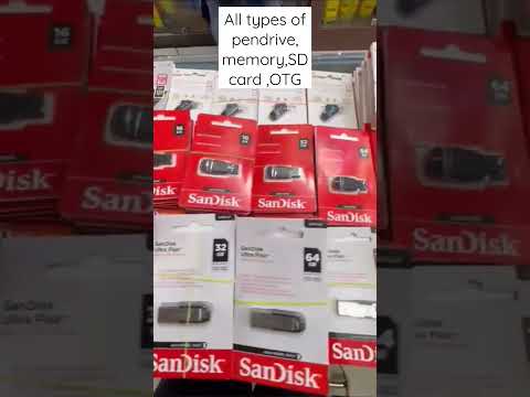 #shorts All types of Pendrive, Memory card,otg, Camera card #sandisk#newproducts #hp#samsung