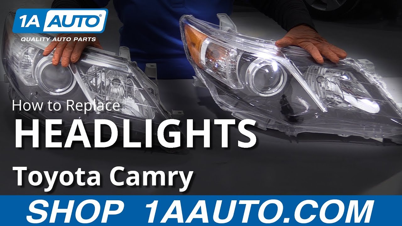 How to Replace Headlight Assemblies 11-17 Toyota Camry