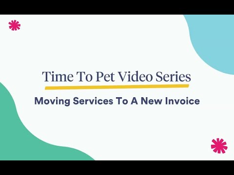 Moving Services To A New Invoice