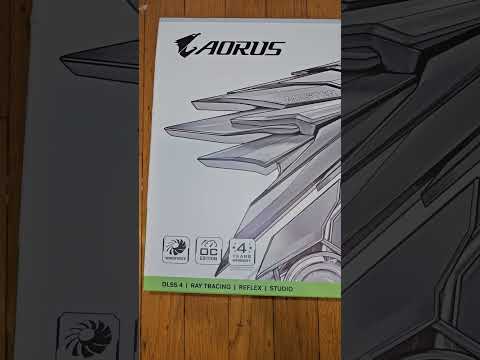 GIGABYTE RTX5090 AURUS WHITE OVERCLOCKED #gaming #unboxing #rtx #5090