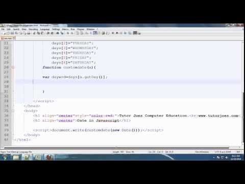 Learn Date Function In JavaScript Tamil - Mind Luster