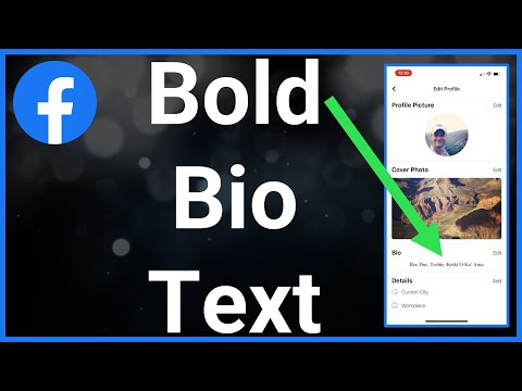 How To Bold Text On Facebook Bio