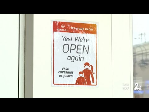Regal movie theatres in Columbia, Hunt Valley reopen