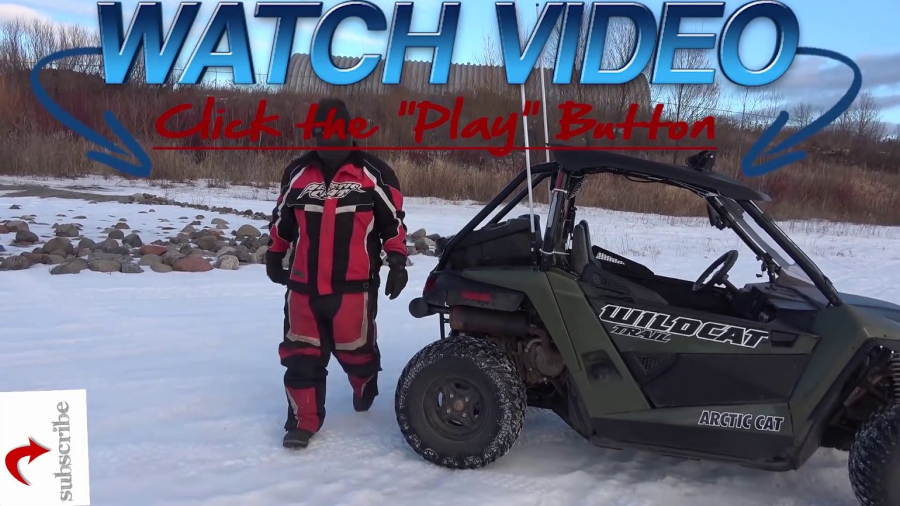 my new arctic cat wildcat trail 700 walk around