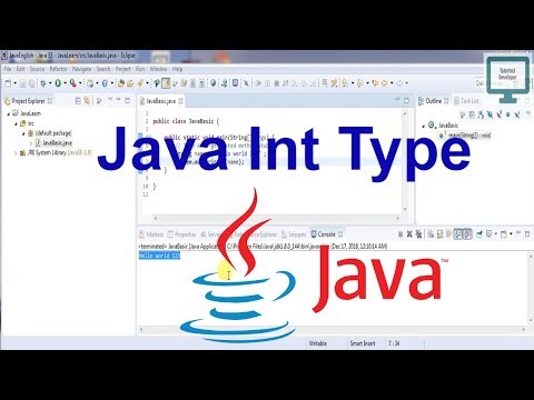4.Java Programming Tutorial: what is int type