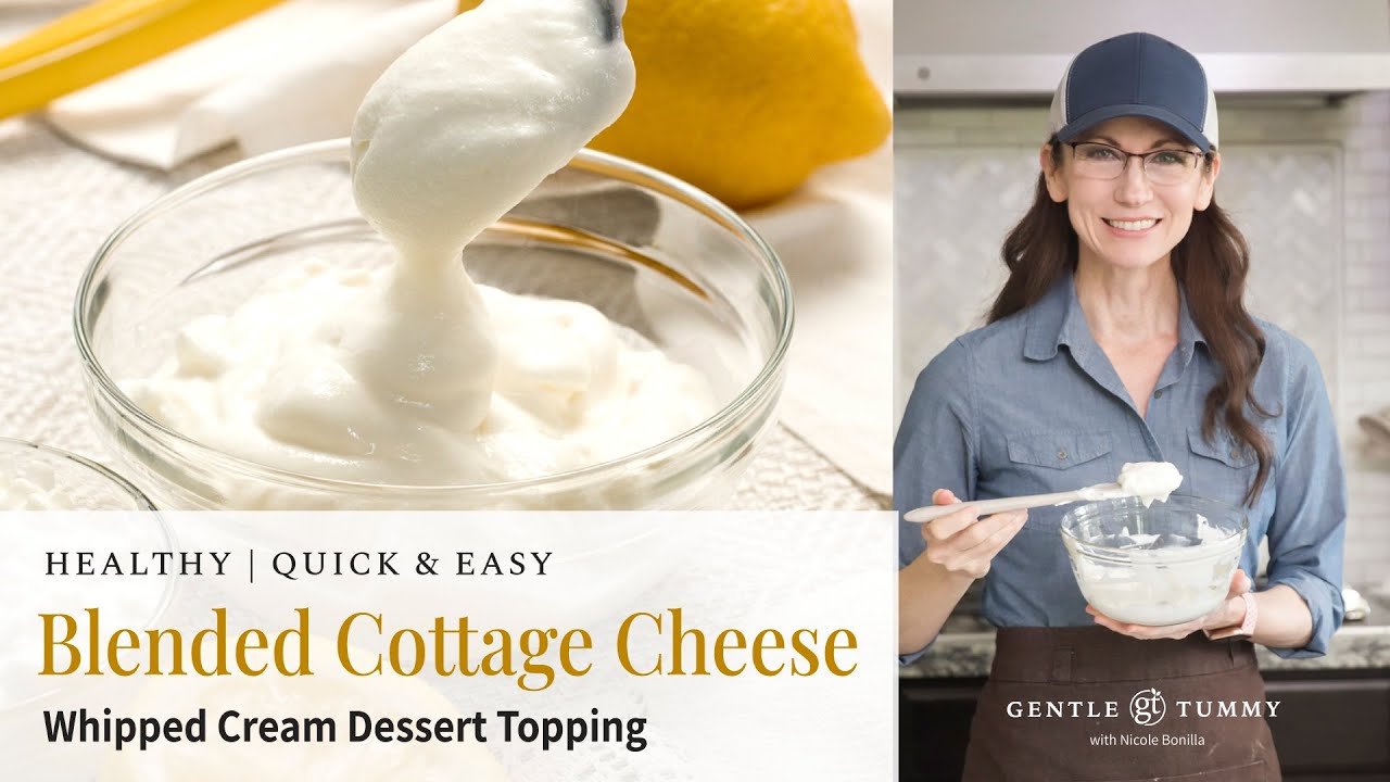 BEST Blended Cottage Cheese Whipped Cream Dessert Recipe