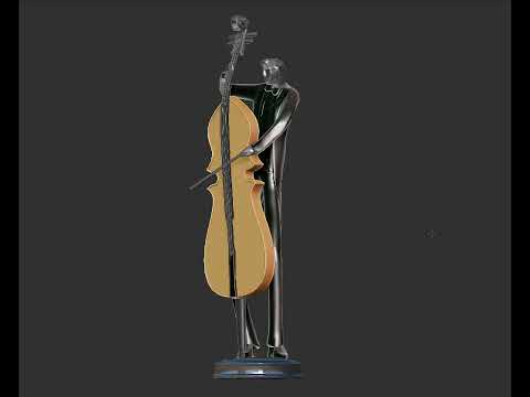 3D file Musician Statue Decoration Home -Music Band 🎵 ・3D printer model ...