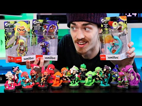 Unboxing ALL NEW Splatoon 3 Amiibo!!