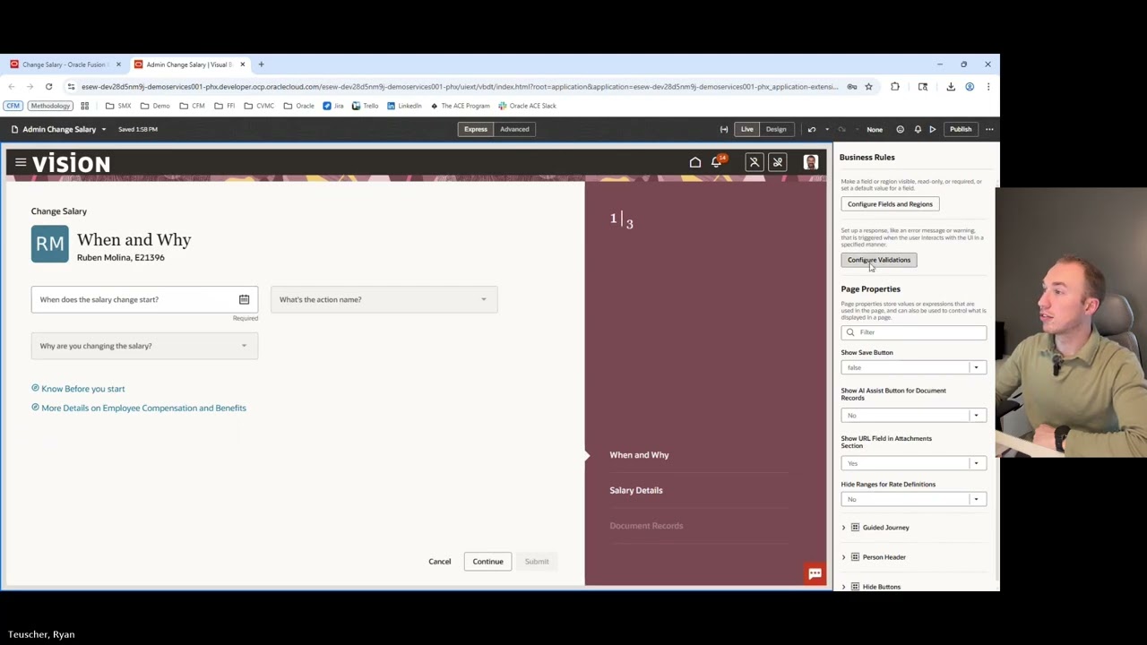 HCM Validation Rules in Oracle’s Visual Builder Studio