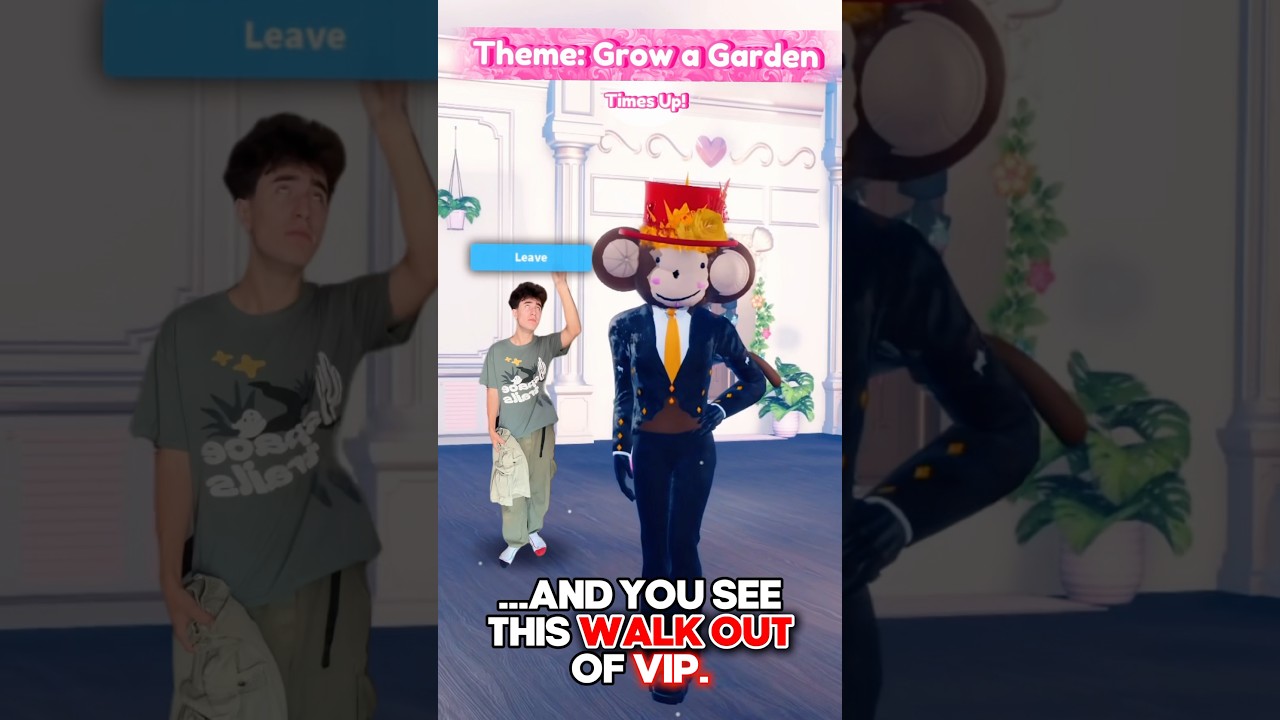 DRESS To IMPRESS Collabed With GROW A GARDEN…💀🌳🐒