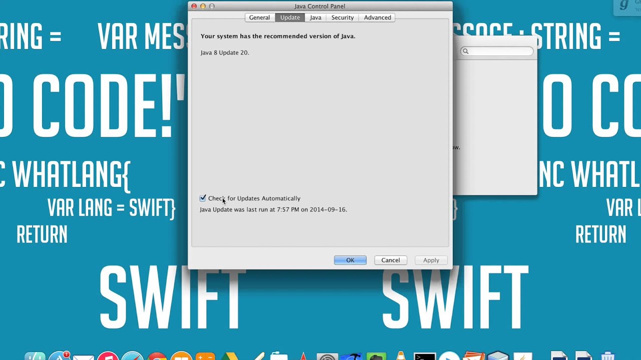 How to access the Java Control Panel on a Mac