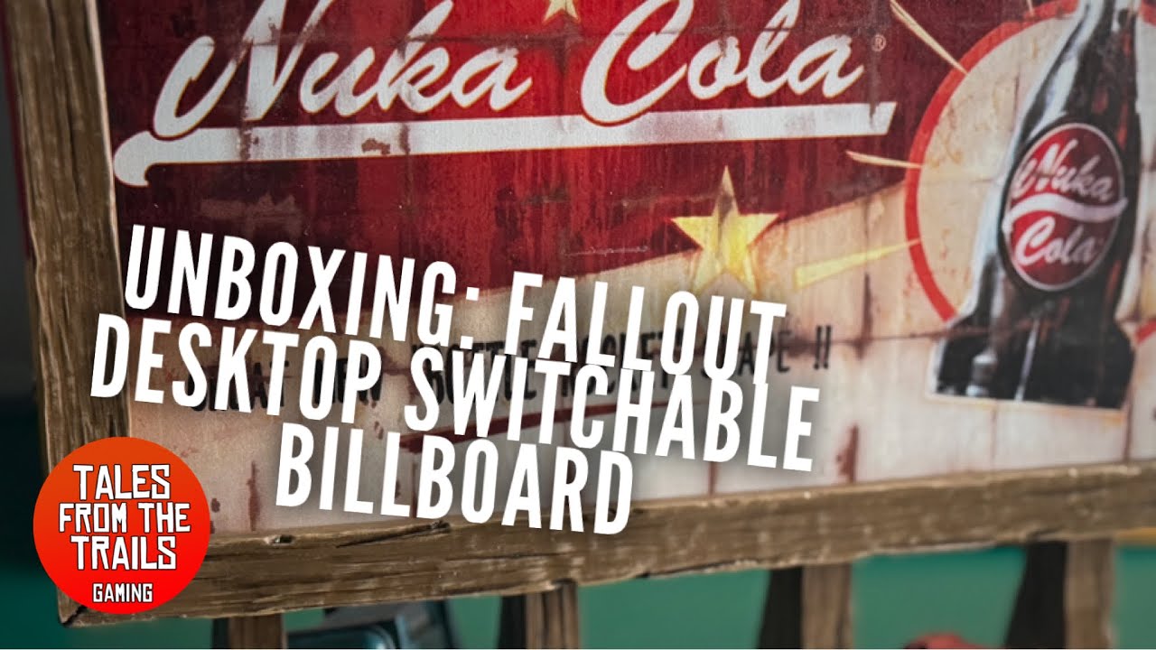 Unboxing: Fallout Desktop Switchable Billboard Sign | Fallout Merch
