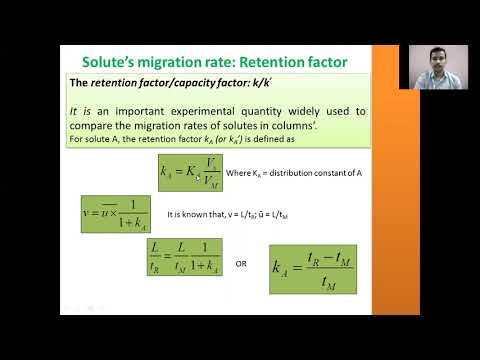 Chromatography: Retention characteristics