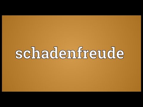 Schadenfreude Meaning