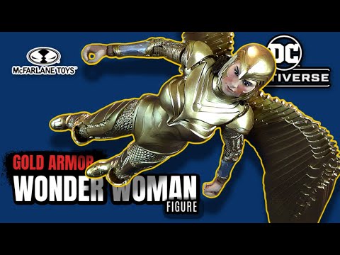 McFarlane Toys DC Multiverse Gold Armor Wonder Woman Figure | Video Review