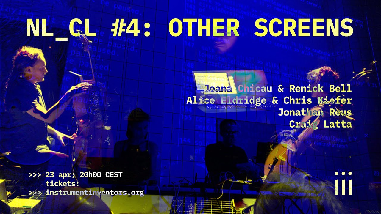 NL_CL #4: OTHER SCREENS ~ coding as an interactive practice