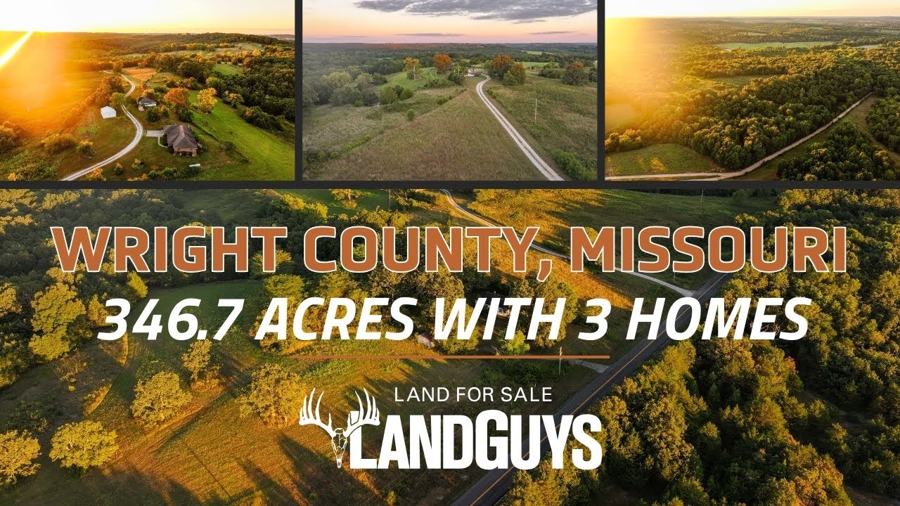 3 Homes with Income Potential Nestled on 346 Acres in the Heart of the Ozarks