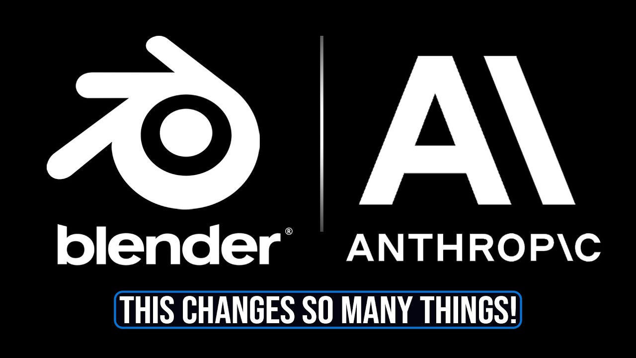 Anthropic Joins Blender Dev. Fund & It's Crazy! 🔥🎉