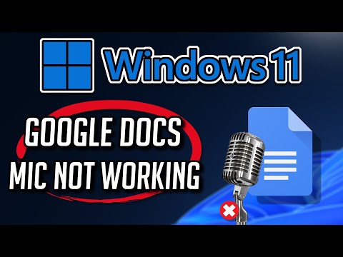 How to FIX Google Docs Voice Typing not Working in Windows 11/10
